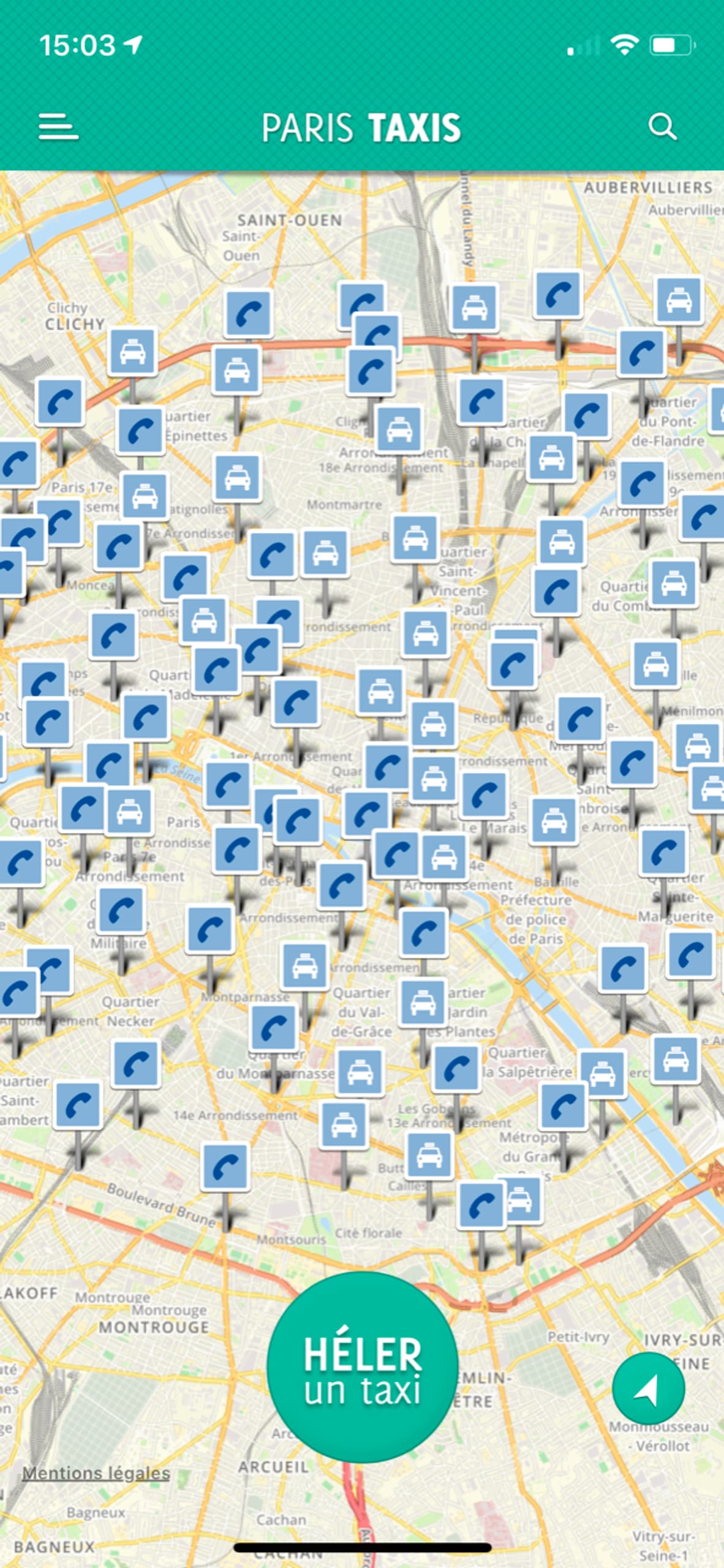 Paris Taxis, l'appli pour héler le taxi de son choix avec son smartphone