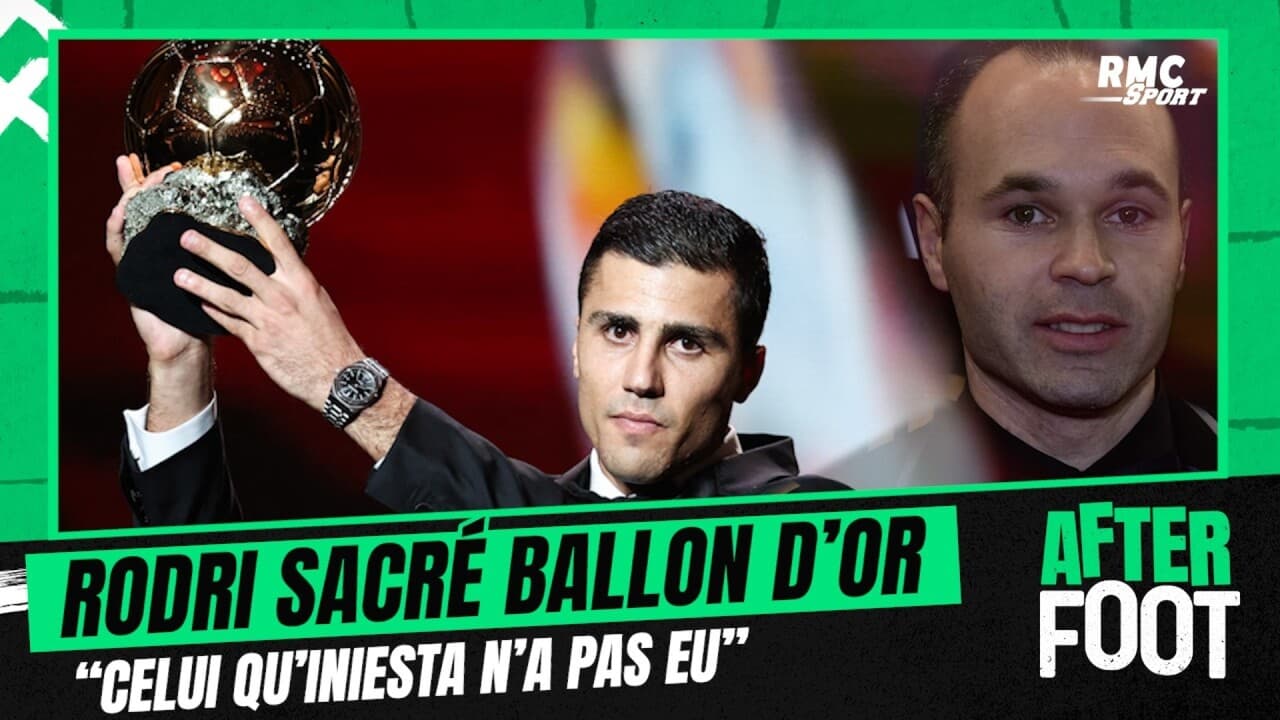 Ballon d'Or : "Celui qu'Iniesta n'a pas eu" Rodri sacré, la revanche du ...