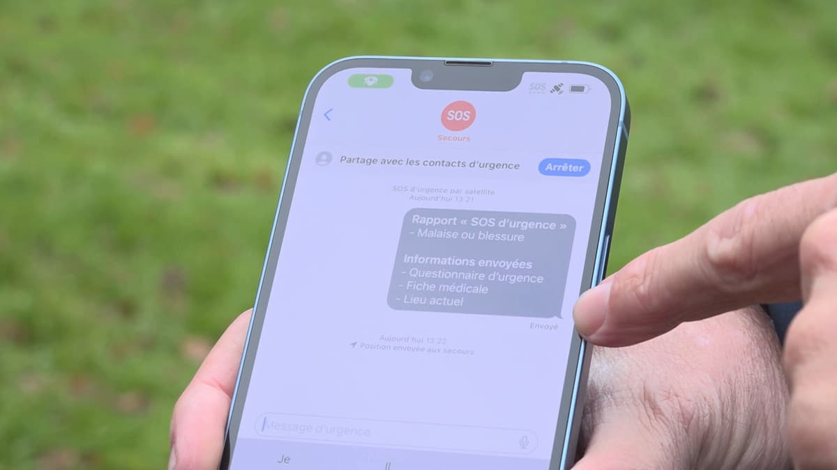 Aucun réseau? Votre iPhone 14 permet d’envoyer des messages d'urgence par satellite
