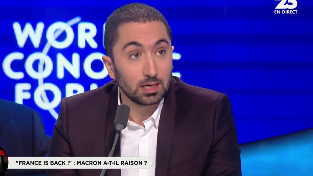 "France is back": Jimmy Mohamed effaré par la phrase de Macron à Davos