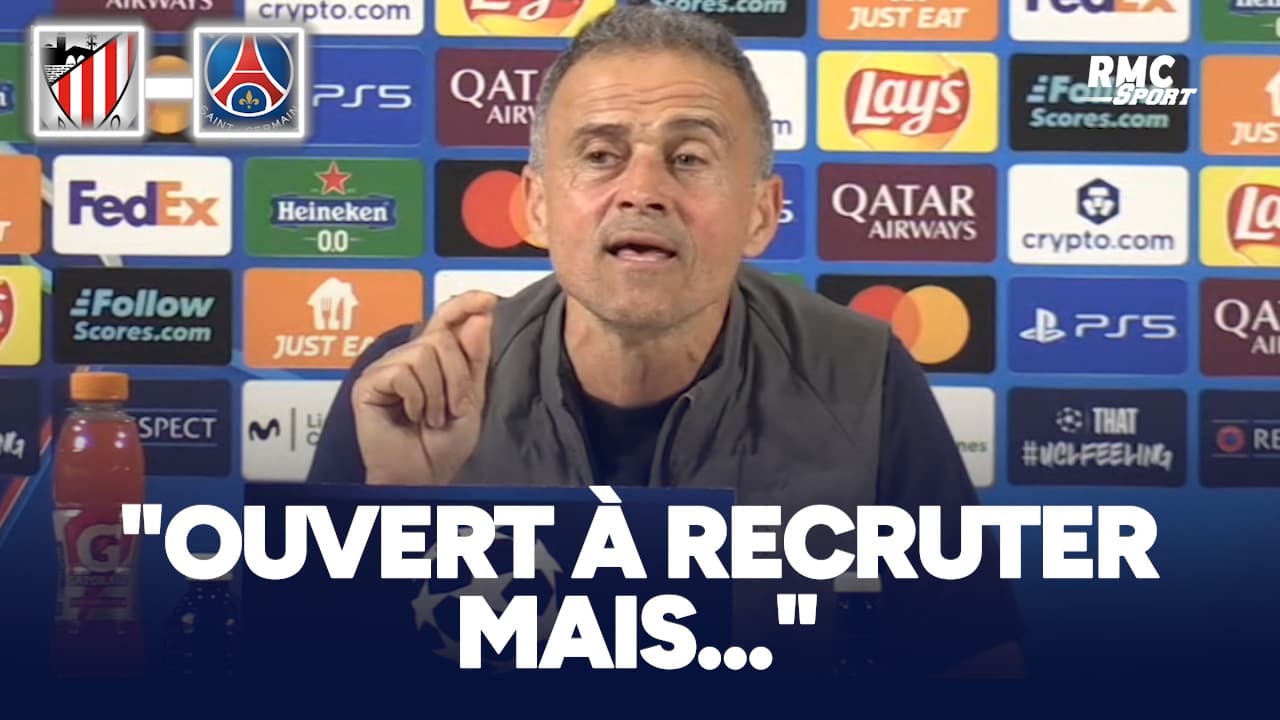 Athletic Bilbao 0-0 PSG : "Ouvert à recruter" mais Enrique ne veut pas ...