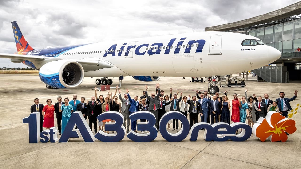 Aircalin reçoit le premier de ses quatre nouveaux Airbus
