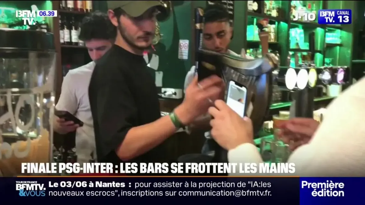 Finale PSG-Inter: les bars parisiens se frottent les mains à quatre ...