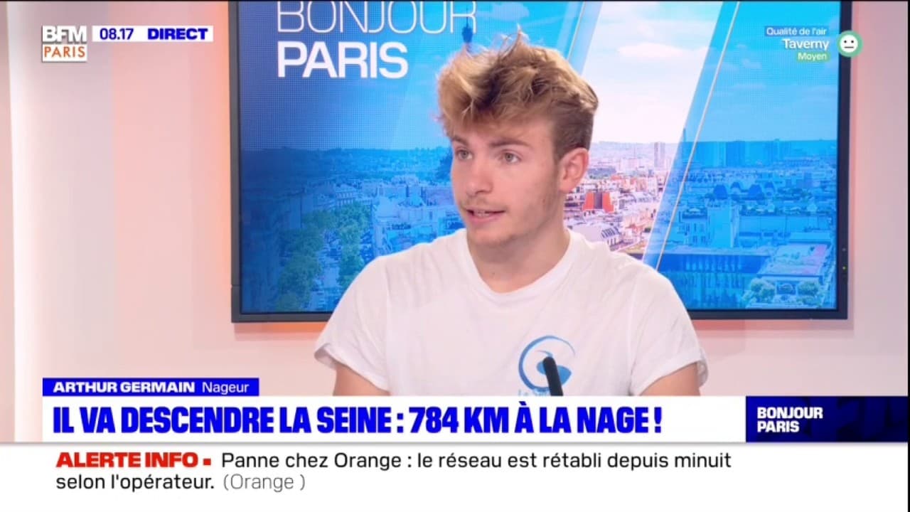 Descendre la Seine à la nage: Arthur Germain explique préparer le ...