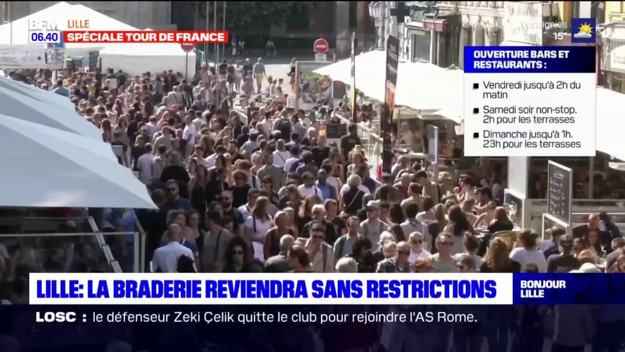 Lille: la grande braderie de retour sans restrictions