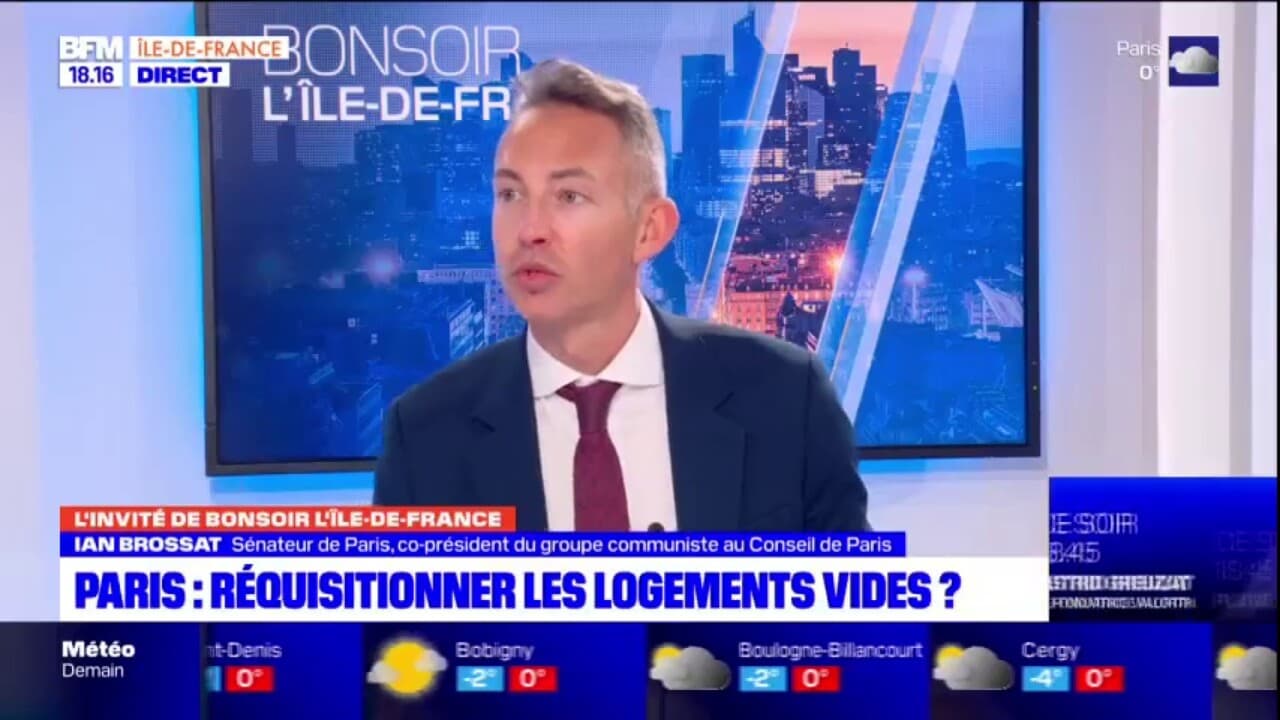 Ian Brossat, sénateur de Paris, réitère sa demande de "réquisitionner ...