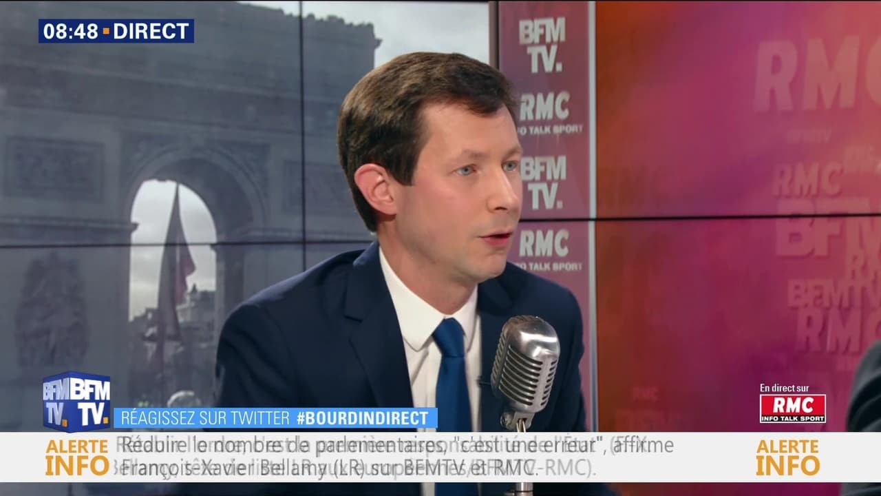 François-Xavier Bellamy face à Jean-Jacques Bourdin en direct