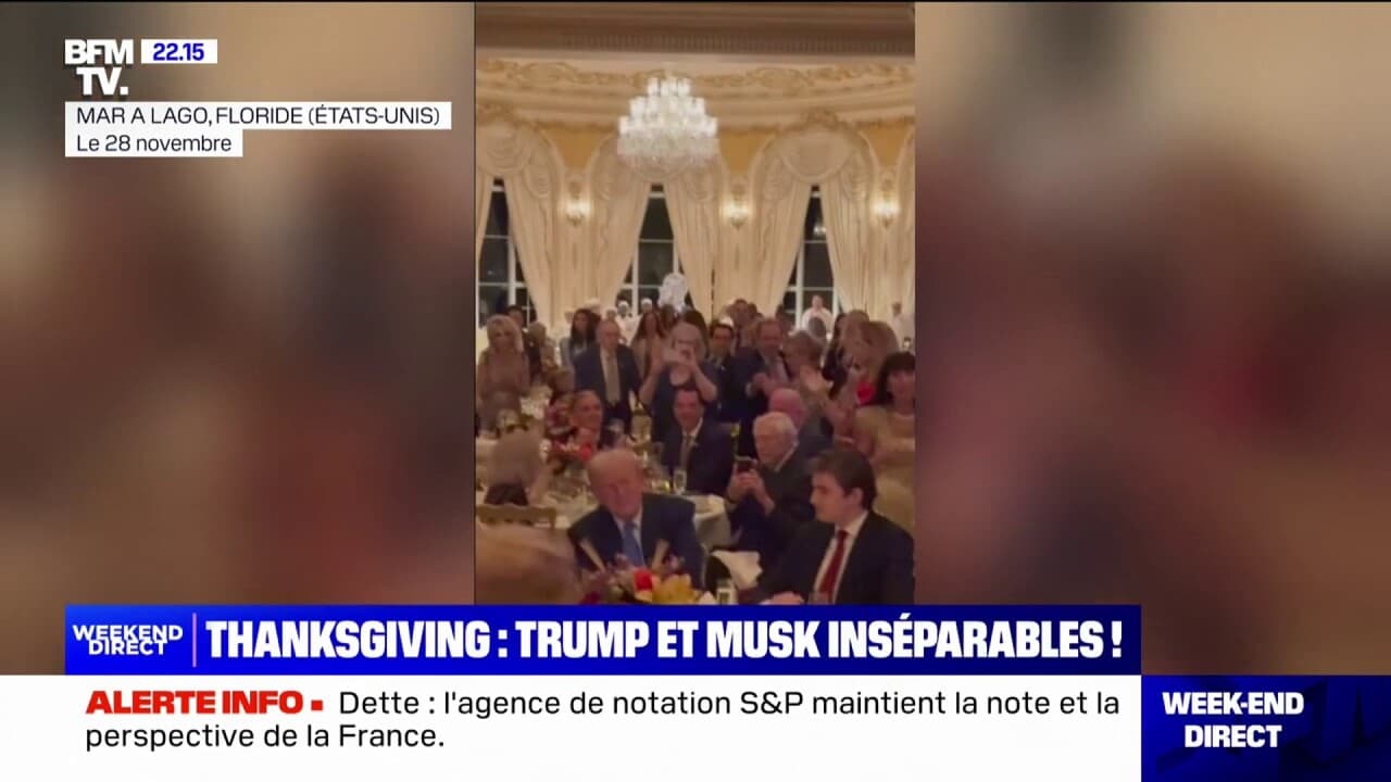 Donald Trump et Elon Musk célèbrent Thanksgiving ensemble à Mar-a-Lago ...