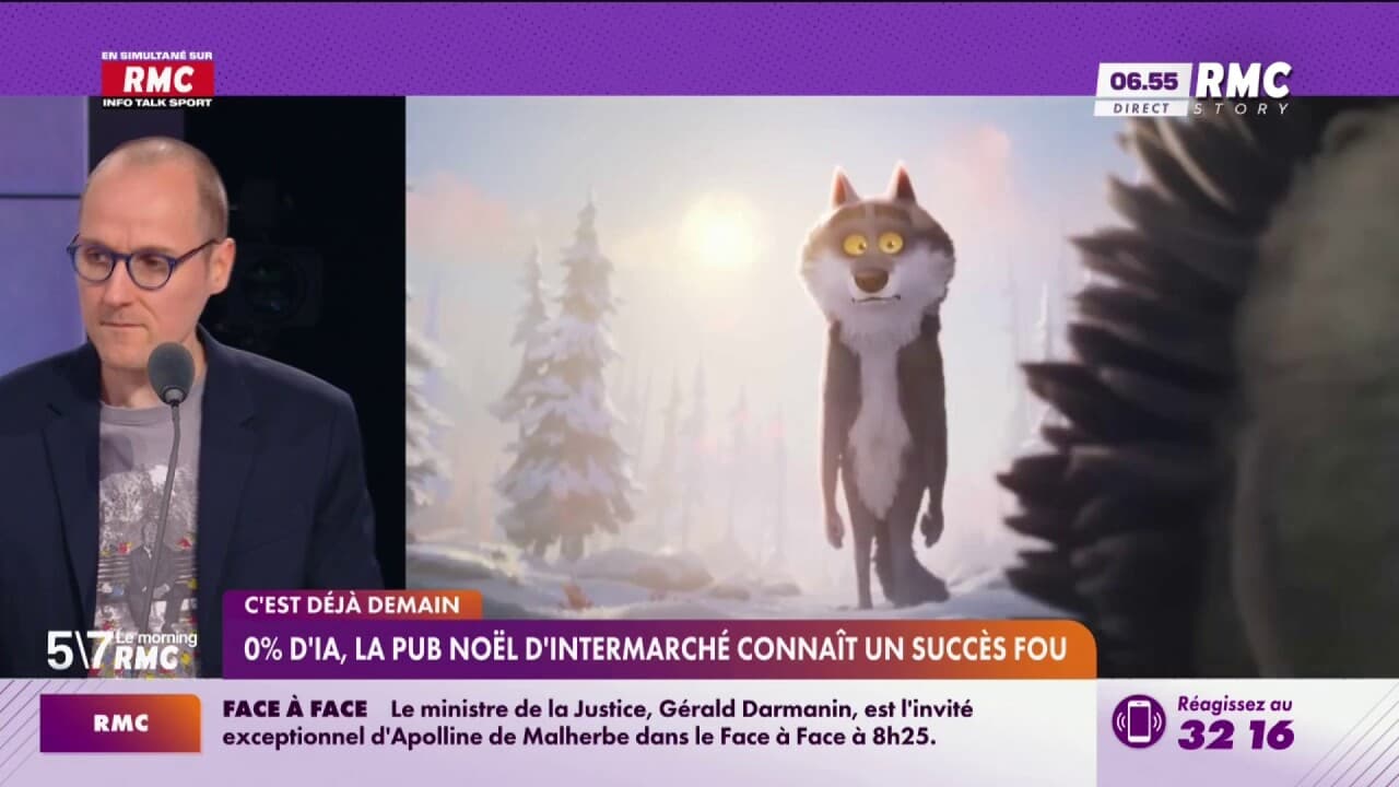 C'est déjà demain - 0% d'IA, la pub Noël d'Intermarché connaît un ...