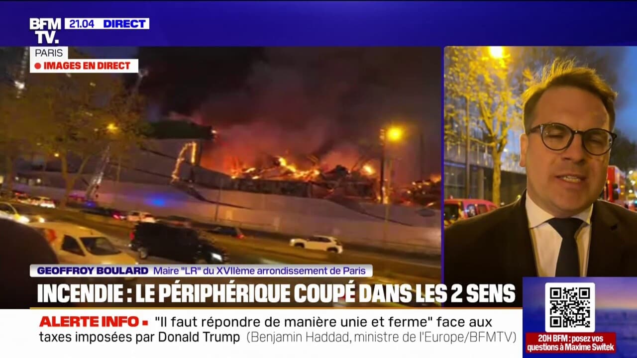 Incendie dans un centre de tri à Paris: "Des moyens très importants sont déployés, le ...