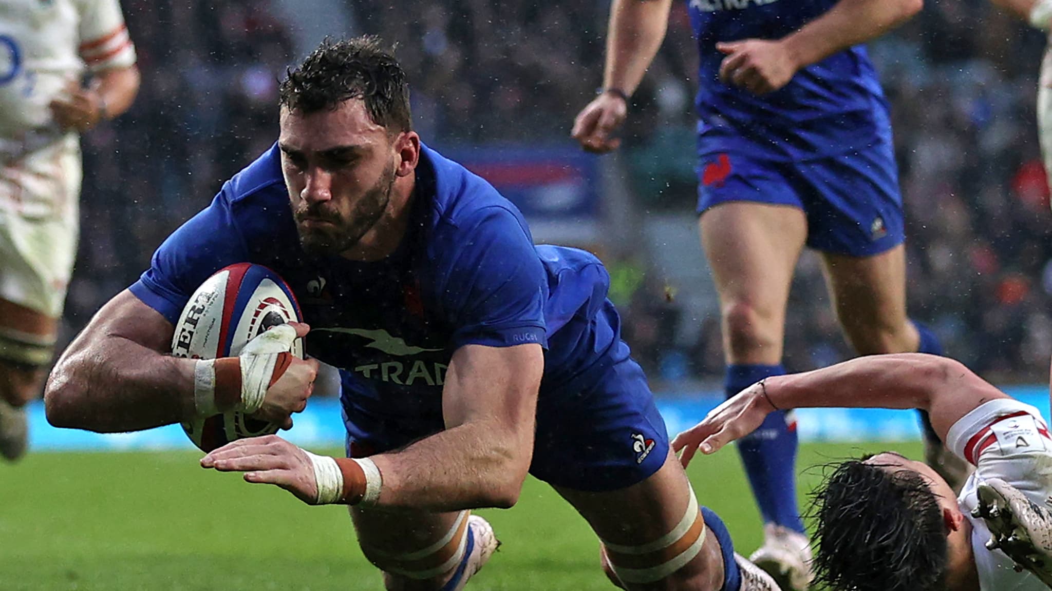 Angleterre-France: la vidéo du magnifique 3e essai des Bleus de Charles ...