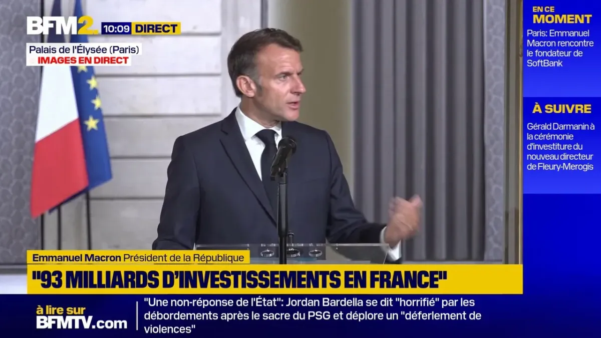 Choose France: Emmanuel Macron annonce des investissements record pour ...