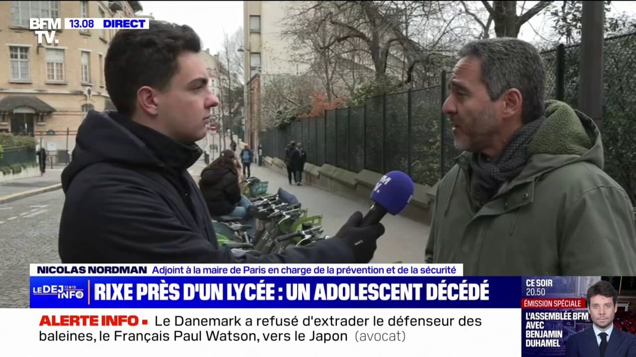 Rixe près d'un lycée: "L'idée maintenant est d'apaiser", assure l'adjoint à la mairie de Paris ...