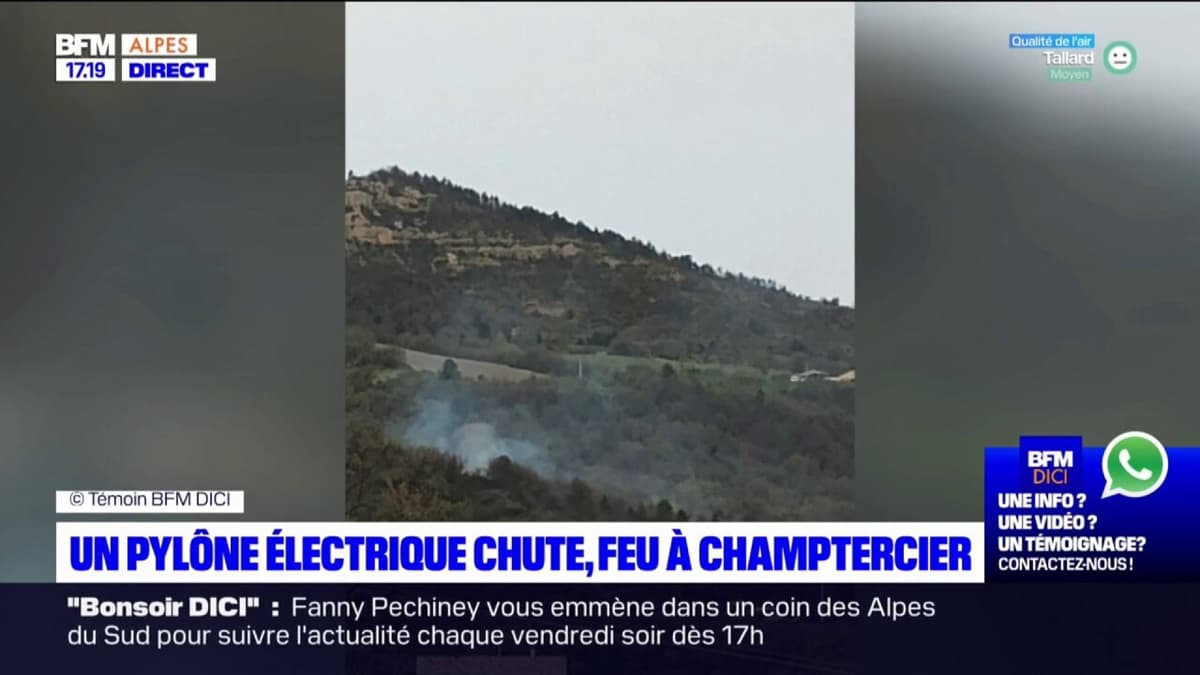 Alpes-de-Haute-Provence: un départ de feu causé par la chute d'un ...