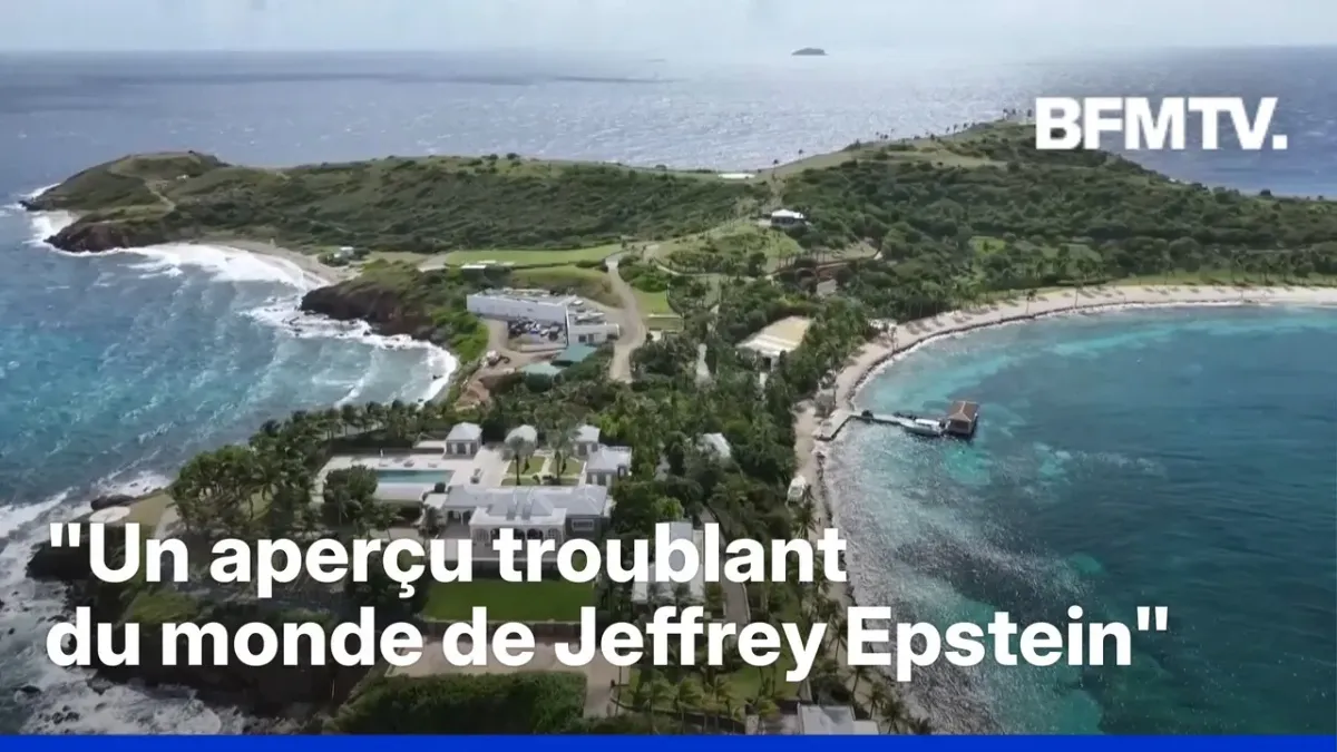 Des images de l'île de Jeffrey Epstein publiées par des élus démocrates