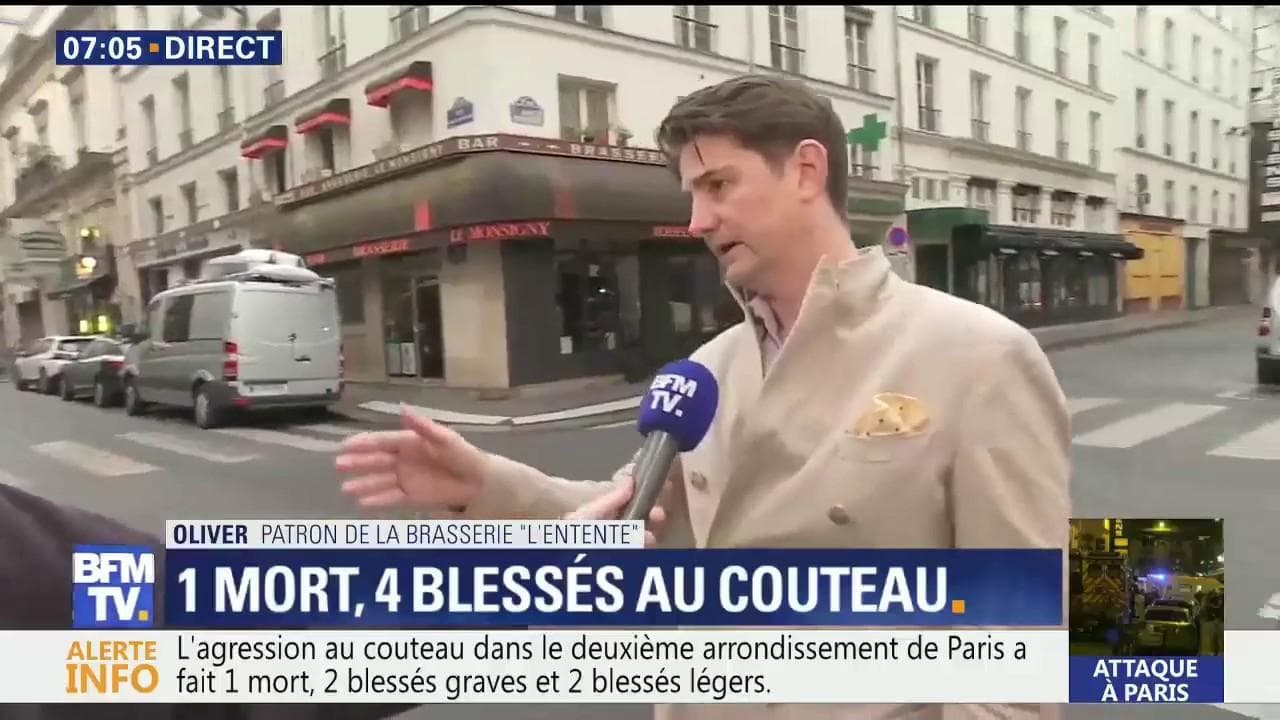 Agression Au Couteau à Paris Il Y A Eu Deux Tirs Et Lassaillant Est