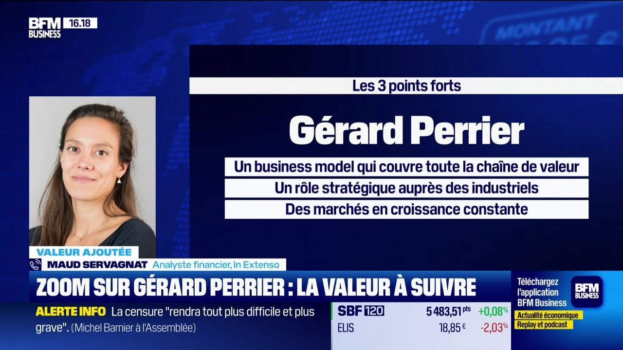 Valeur ajoutée : Ils apprécient Gérard Perrier - 03/12