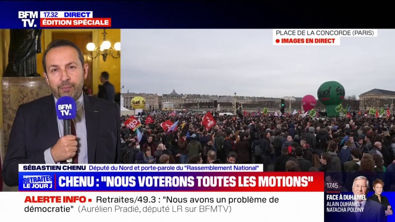 Sébastien Chenu (RN) sur le 49.3: "C'est un artifice, un outil pour ...