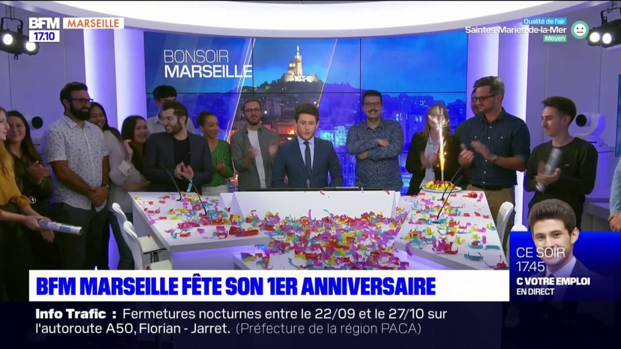 BFM Marseille Provence Fête son premier anniversaire