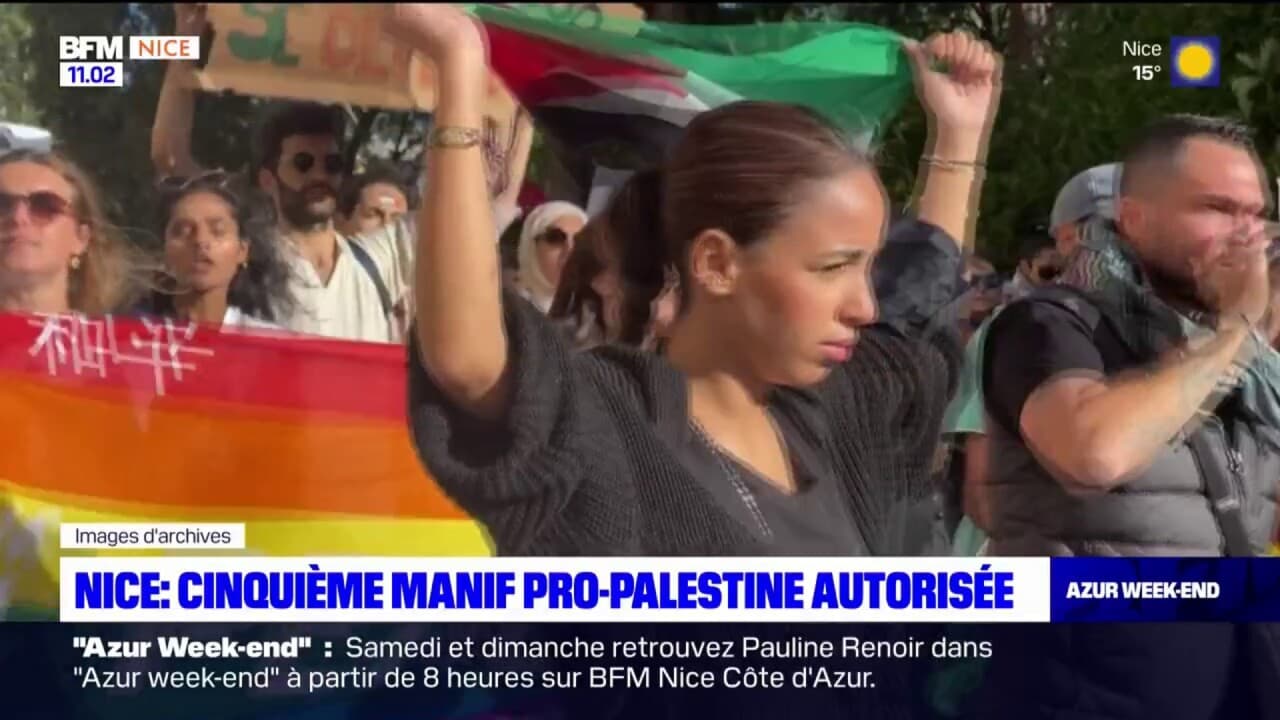 Nice: cinquième manifestation pro-Palestine autorisée