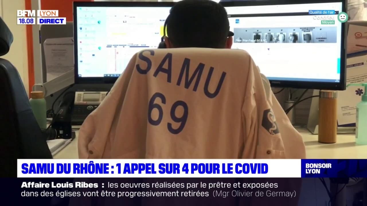 Samu du Rhône : 1 appel sur 4 pour le Covid