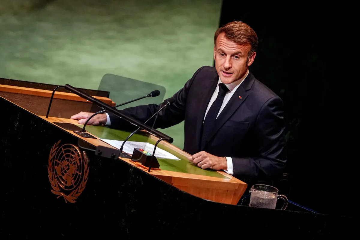 Reconnaissance de l'État de Palestine: Emmanuel Macron plaide pour une ...