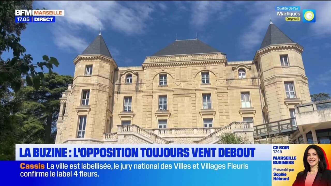 Château de La Buzine: l'opposition vent debout contre la situation dans laquelle se trouve le lieu
