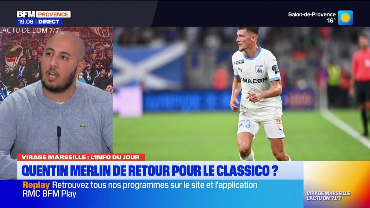 OM: la blessure de Quentin Merlin, plus grave que prévu