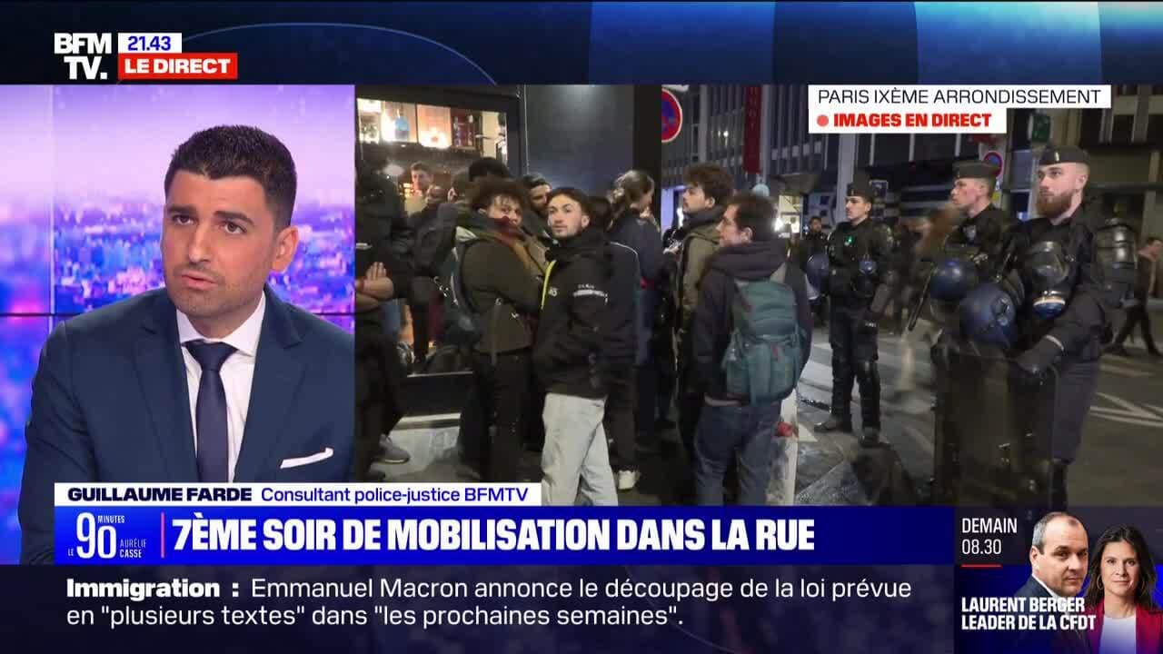7ème soir de mobilisation dans la rue - 22/03