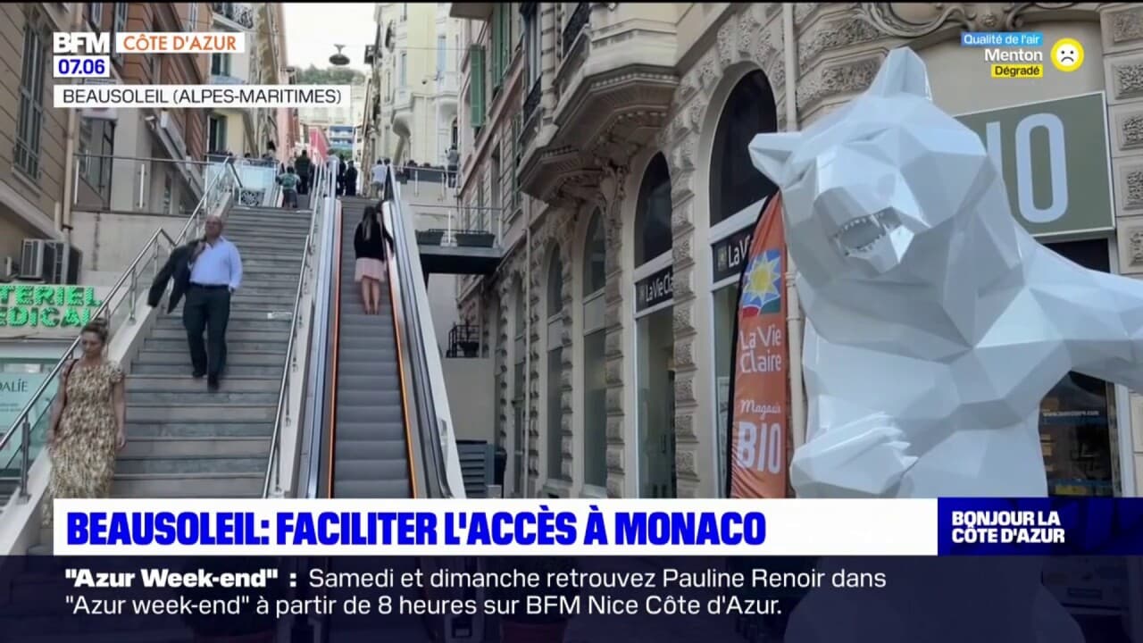 Alpes-Maritimes: de nouveaux escalators à Beausoleil pour faciliter l ...