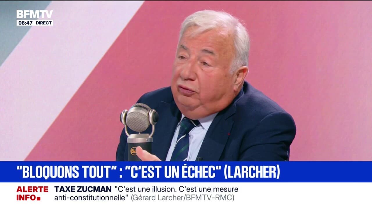Gérard Larcher (LR) : "Il faut que notre pays retrouve la voie de l ...