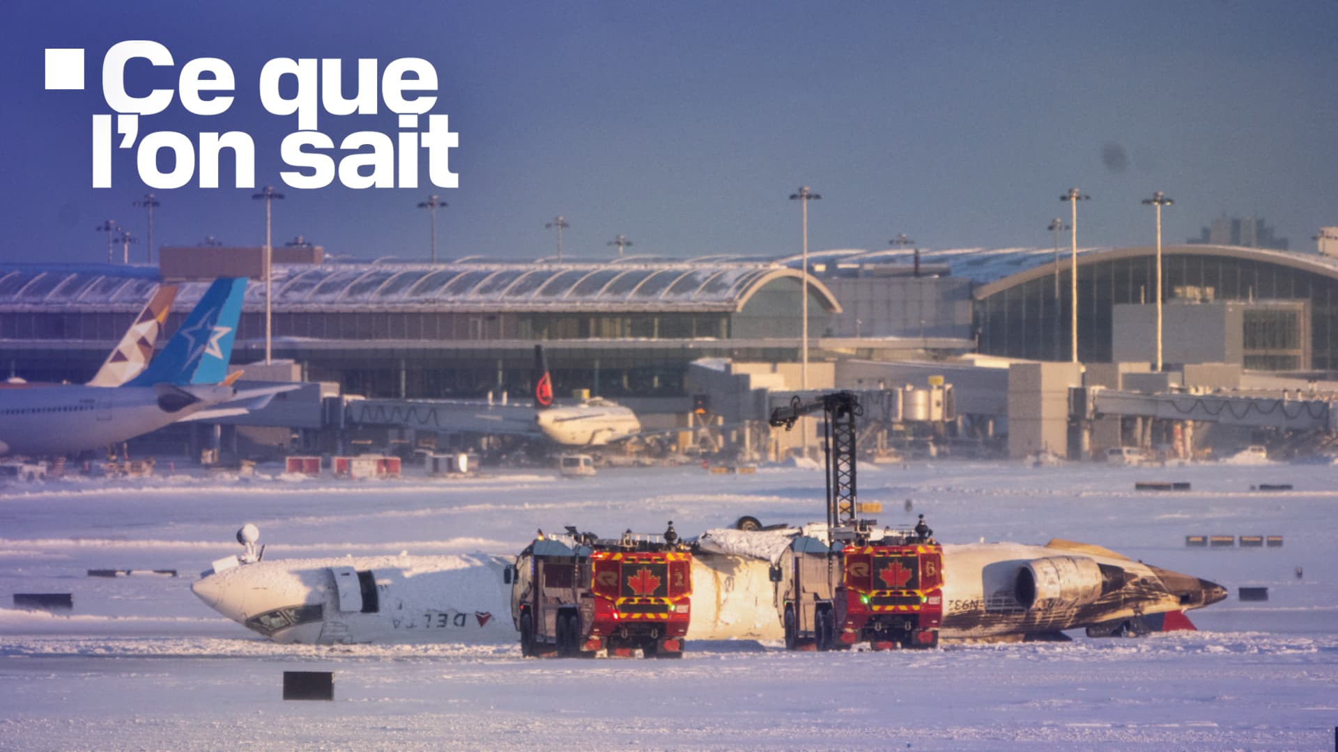 Toronto: ce que l'on sait sur le crash d'avion qui a fait 18 blessés
