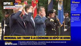 Memorial Day: Donald Trump participe à la cérémonie de dépôt de gerbe à ...