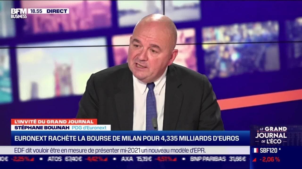 Stéphane Boujnah (Euronext) : Euronext rachète la bourse de Milan pour ...