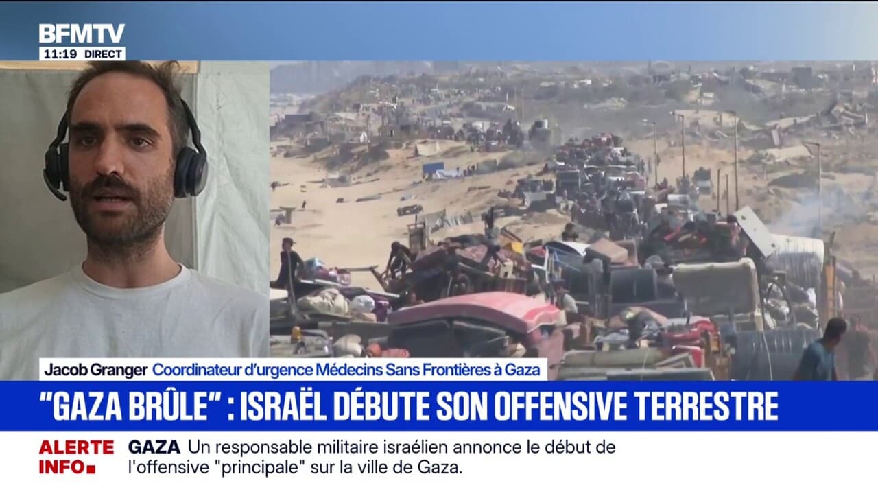 Gaza: "On entend parfois des détonations à 50 mètres d'une clinique MSF ...
