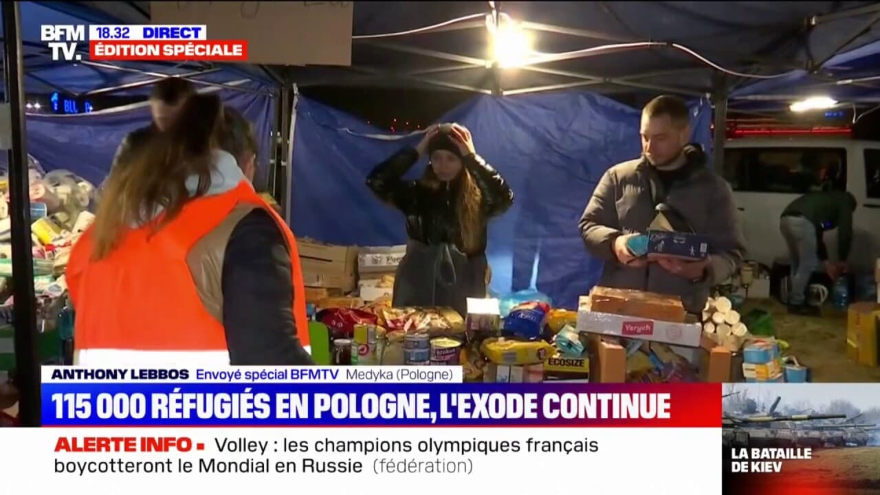La Solidarité Sorganise En Pologne Pour Venir En Aide Aux Réfugiés
