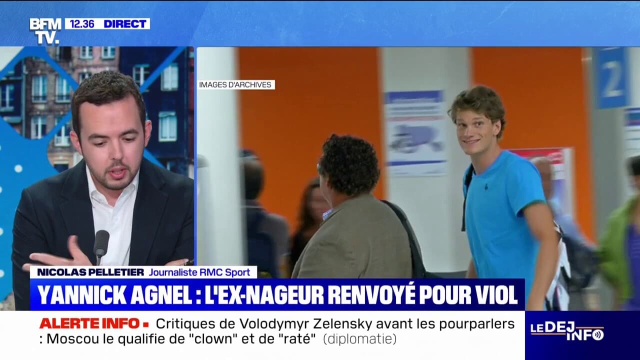 L'ancien champion olympique Yannick Agnel renvoyé pour viol, annonce le ...