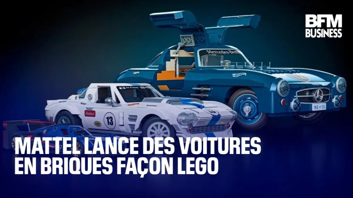 Mattel lance des voitures en briques façon Lego