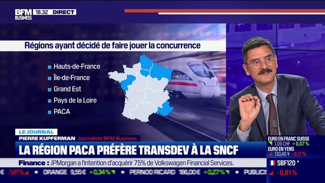 La région PACA a préféré Transdev à la SNCF