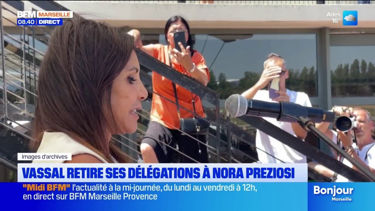 Martine Vassal retire ses délégations à Nora Preziosi au conseil ...
