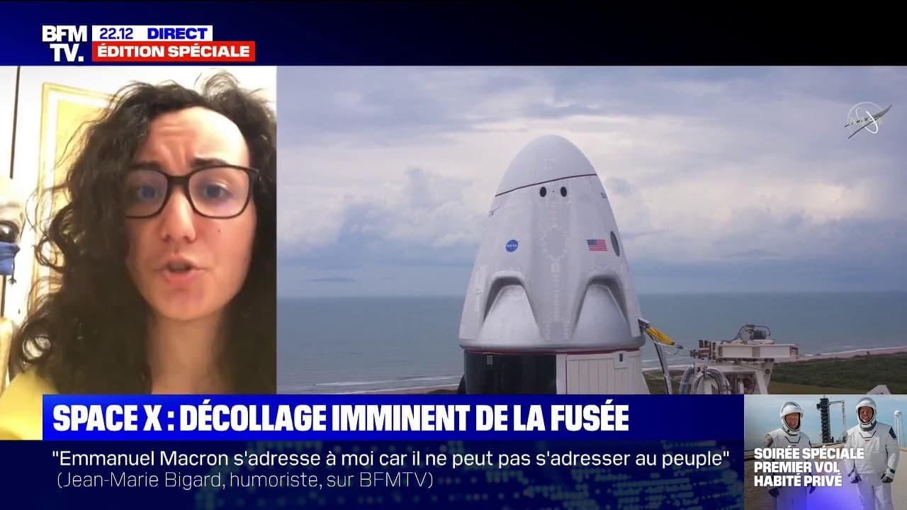 SpaceX: selon Florence Porcel, "c'est clairement un changement d'ère ...