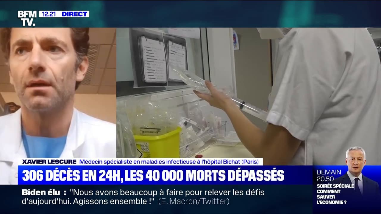 Xavier Lescure: "La circulation du virus a tendance à diminuer un peu ...
