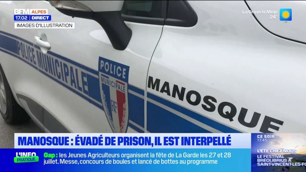 Manosque: un détenu, qui s'était évadé de la prison de Salon-de ...