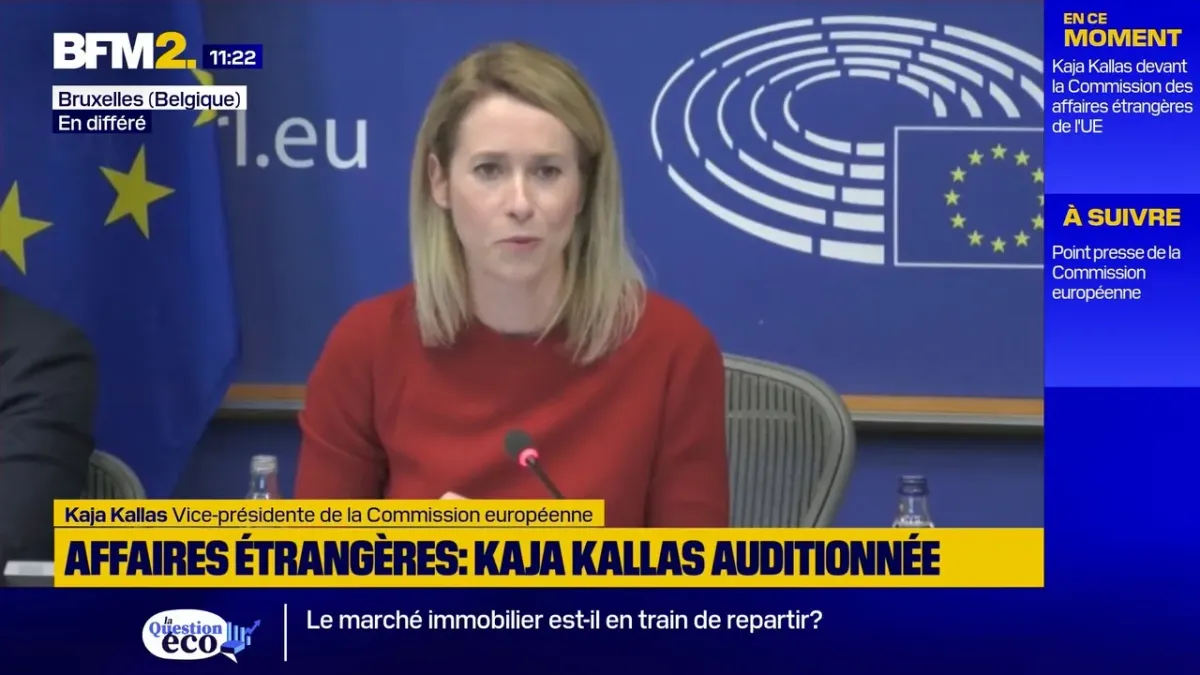 "Ce qu'ils disent est ridicule", lance Kaja Kallas face aux propos de ...