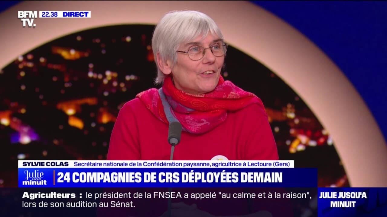 Sylvie Colas (Confédération paysanne): "Il y a une vingtaine de ...