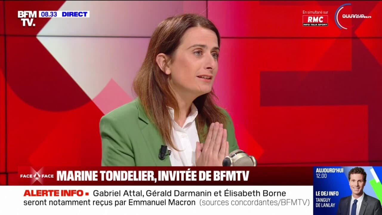 "C'est normal que les choses prennent du temps": Marine Tondelier ...