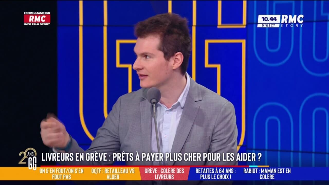 Livreurs en grève : "Ils sont exploités, ce sont les esclaves des temps modernes", fustige Jean ...