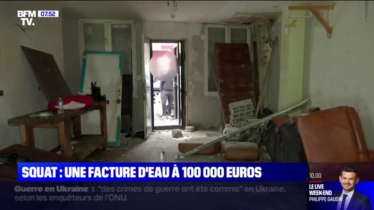 Squat: une facture d'eau à 100.000 euros Squat: une facture d'eau à 100.000 euros