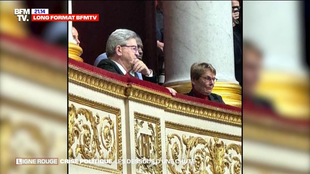 LIGNE ROUGE - Comment Jean-Luc Mélenchon a suivi le vote de la censure ...