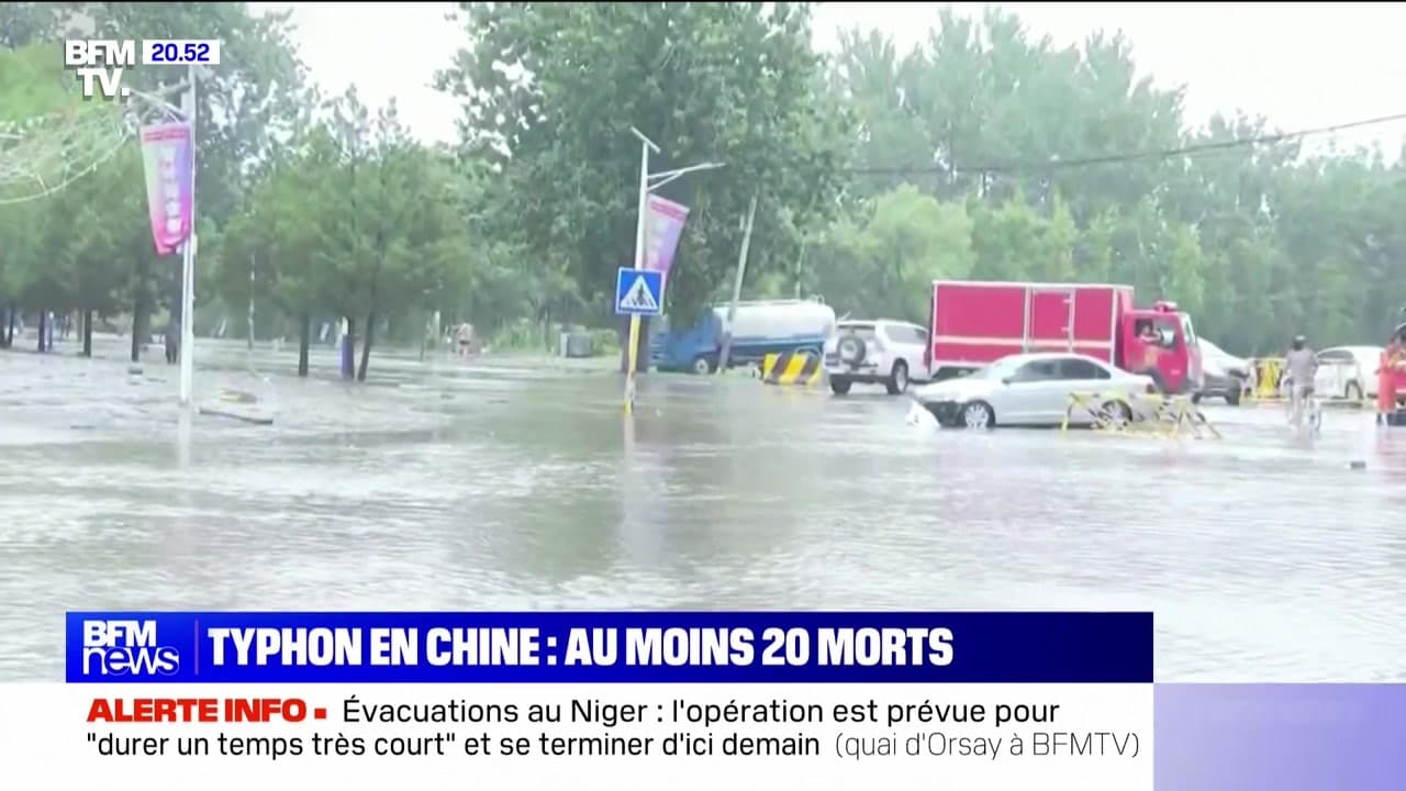 Typhon en Chine : au moins 20 morts - 01/08